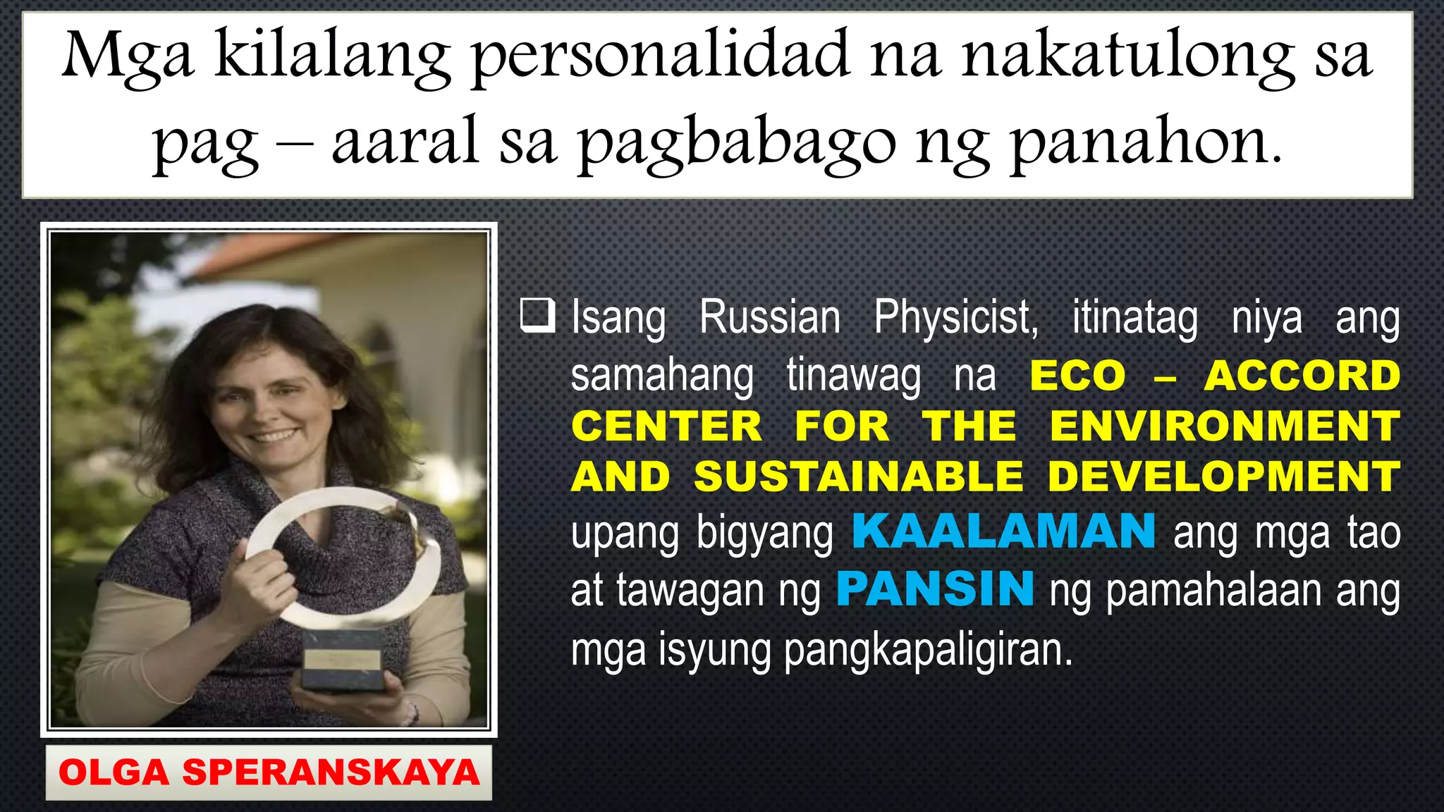 PAGTUGON SA CLIMATE CHANGE - AP 10 | PPTX