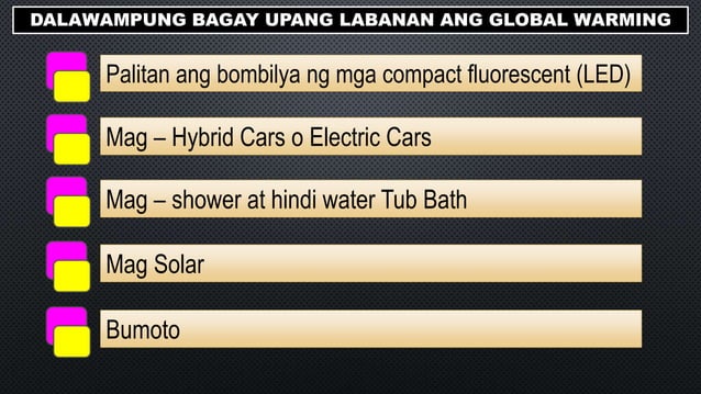 PAGTUGON SA CLIMATE CHANGE - AP 10 | PPTX