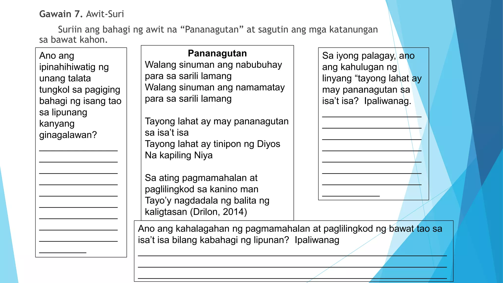 Isyu at Hamong Panlipunan AP 10 | PPTX