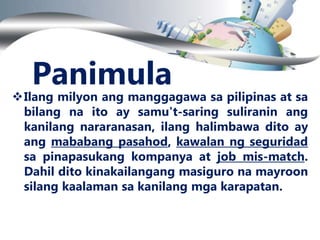 Isyu ng Paggawa.pptx