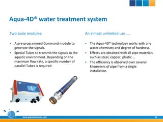 Water treatment for irrigation (nematodes, brackish water and ...