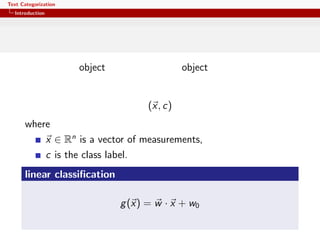 Text Categorization | PDF | Databases | Computer Software and Applications