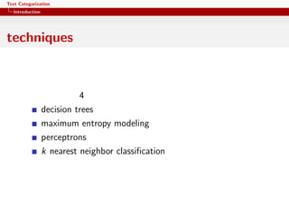 Text Categorization | PDF | Databases | Computer Software and Applications