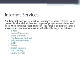 Internet Services | PPTX