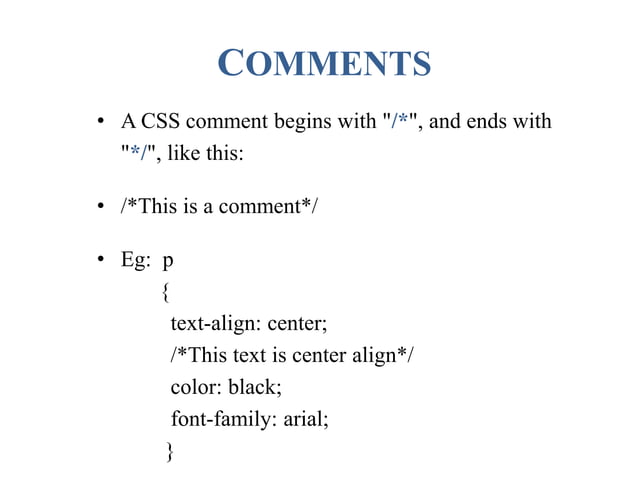 Cascading Style Sheet (CSS) Cascading Style Sheet (CSS)