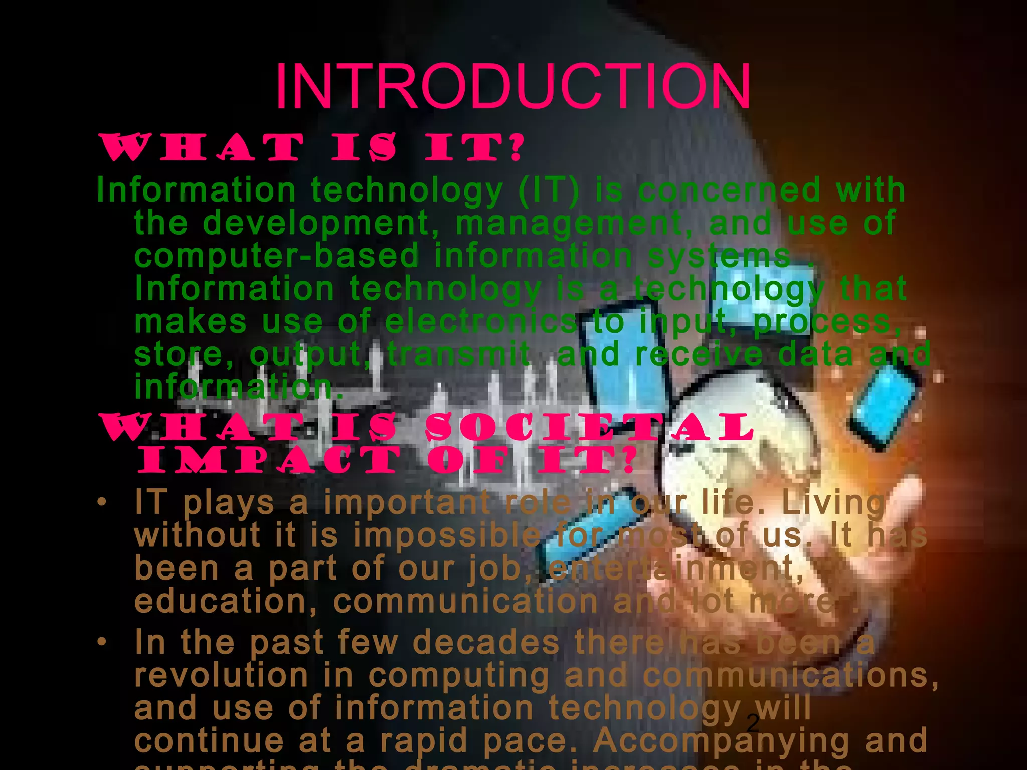 information technology | PPT