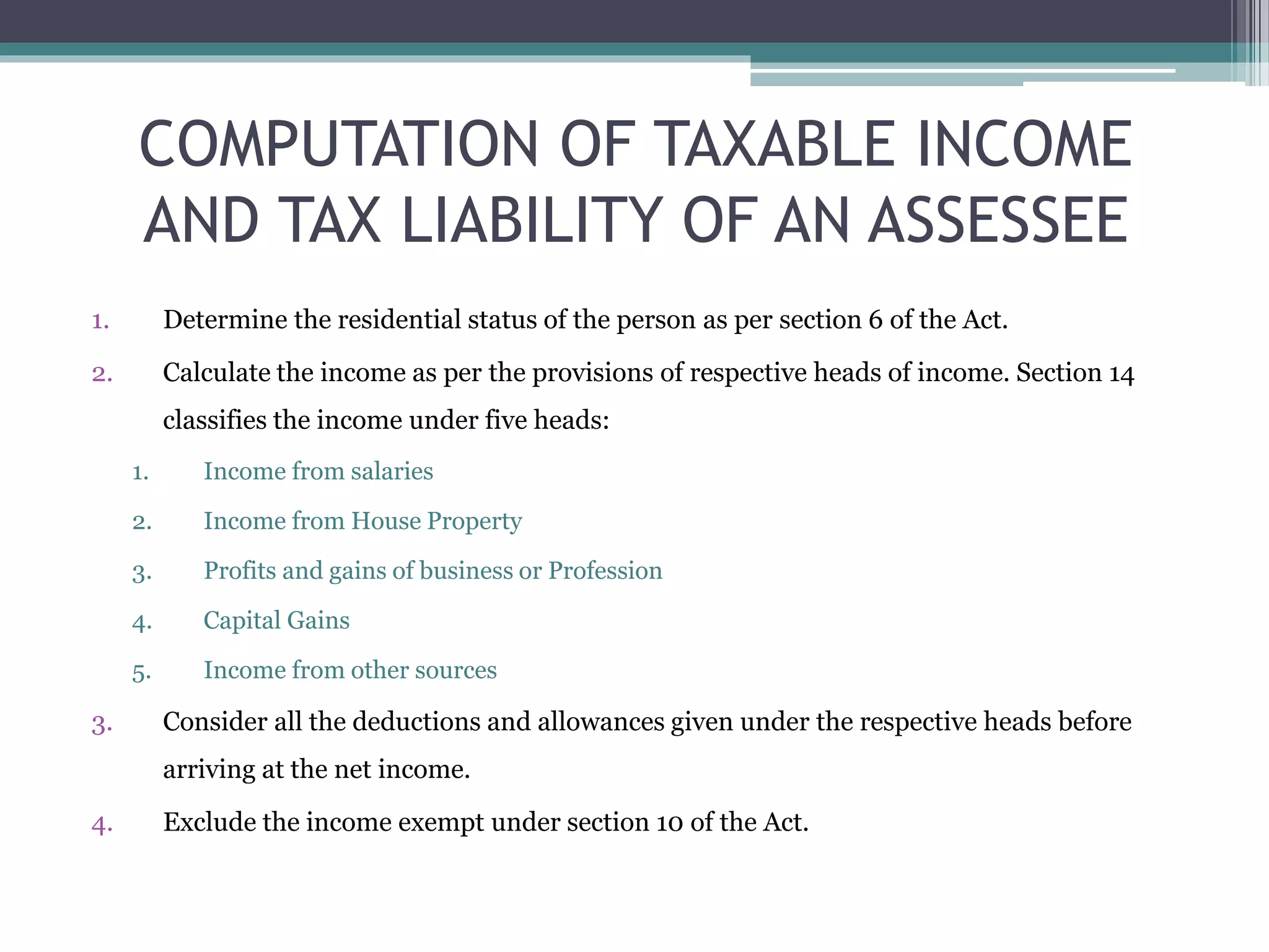 Introduction to Income Tax | PPTX
