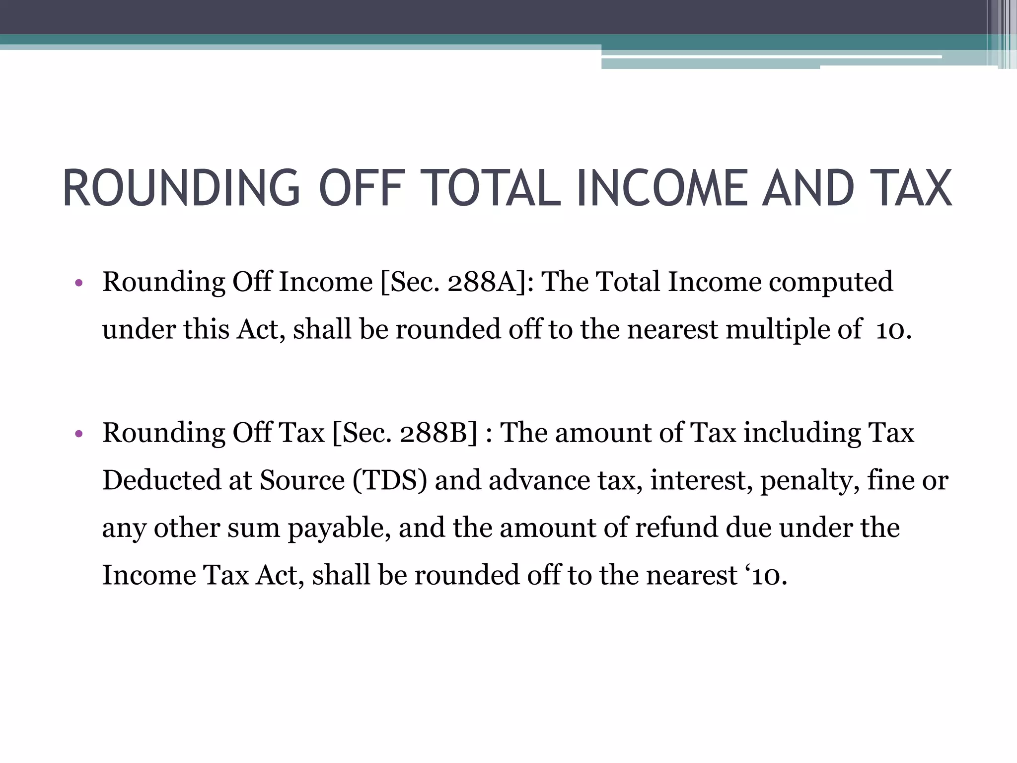 Introduction to Income Tax | PPTX