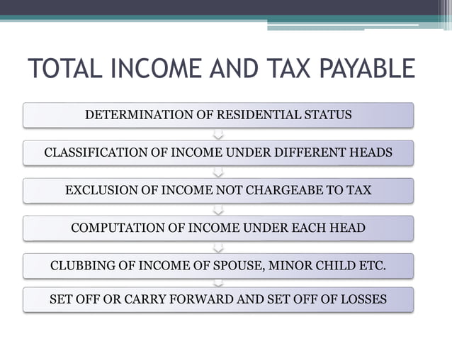 Introduction to Income Tax | PPTX