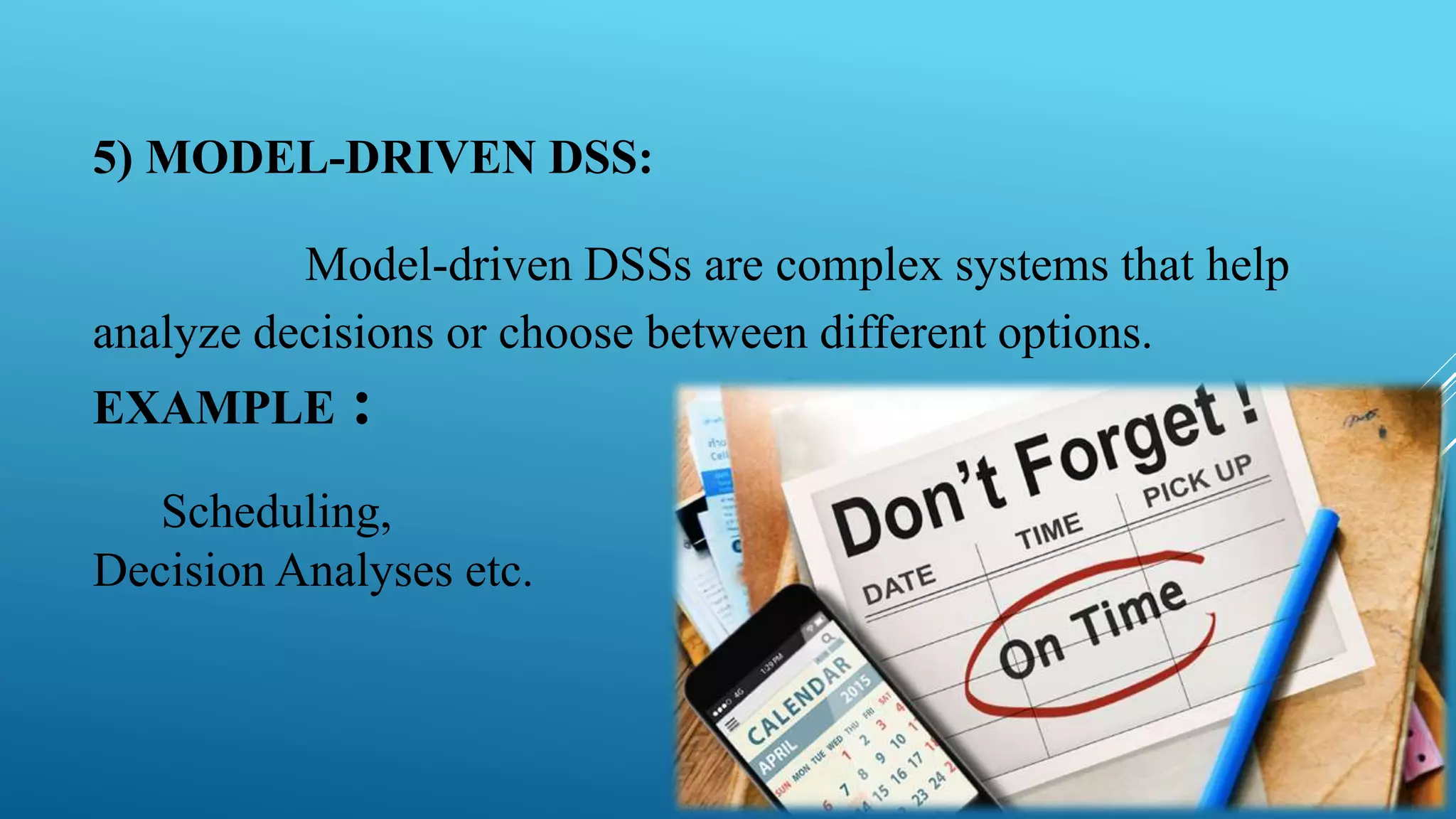DSS and decision support system and its types | PPTX