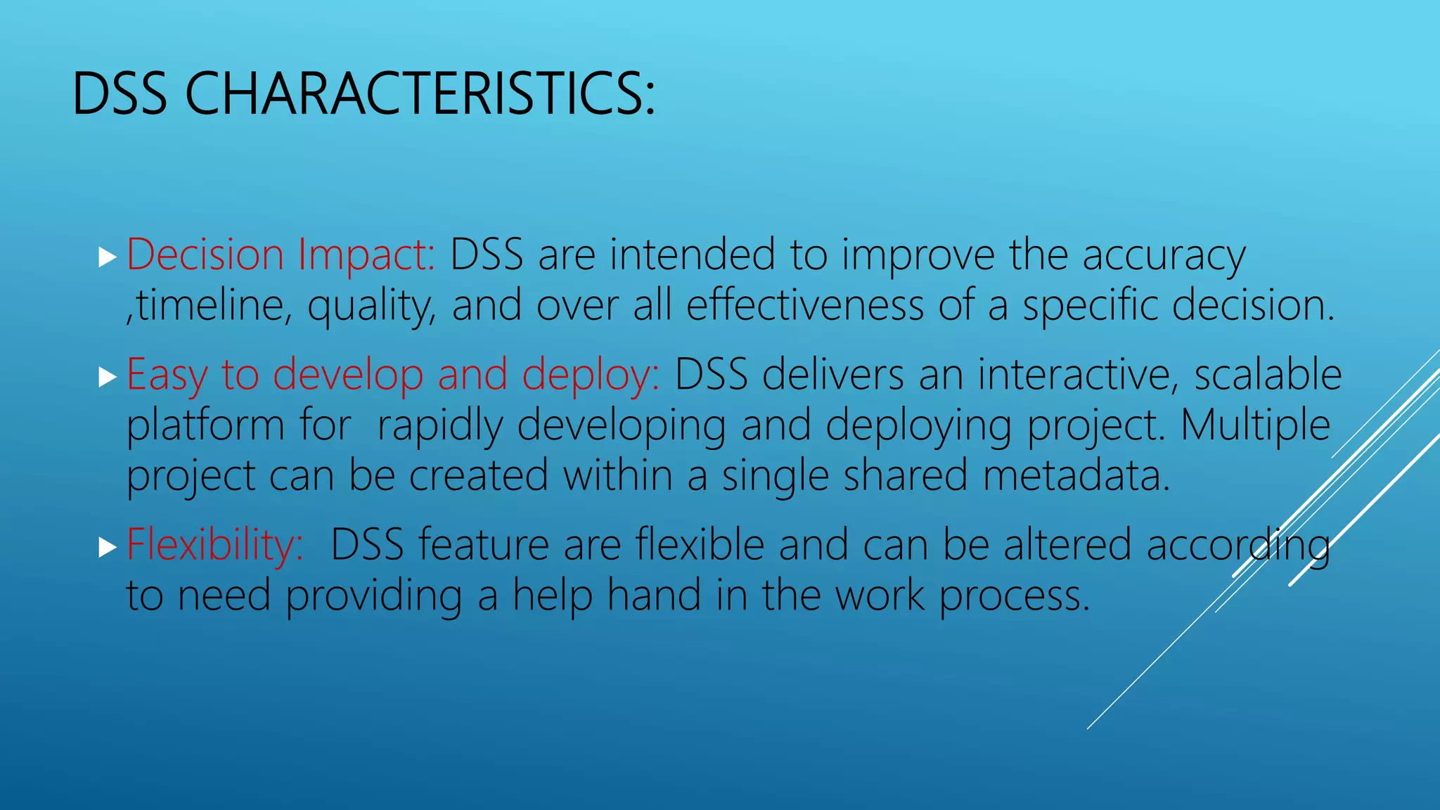 DSS and decision support system and its types | PPTX