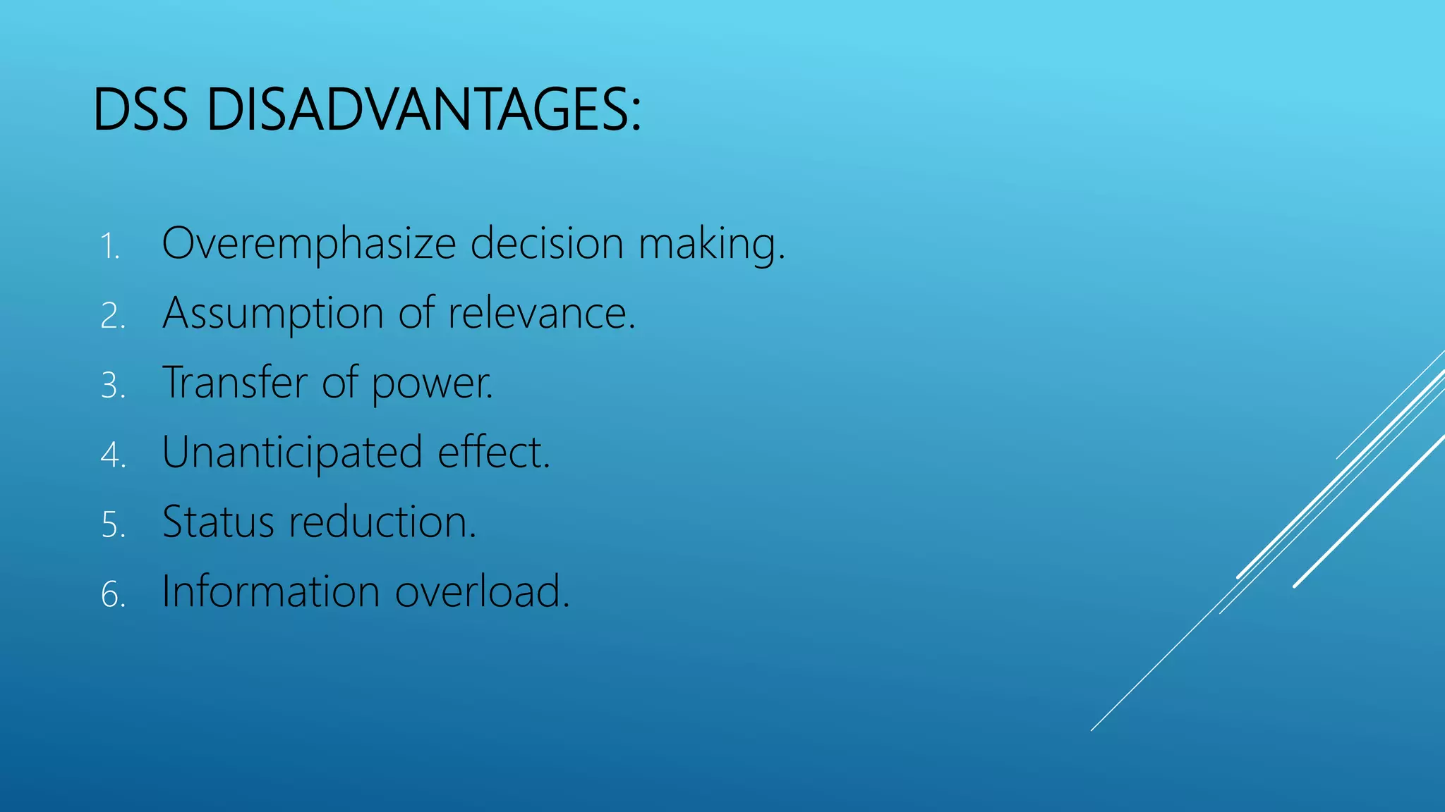 DSS and decision support system and its types | PPT