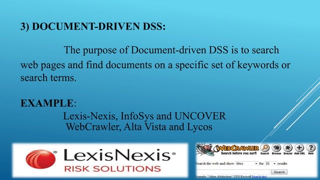 DSS and decision support system and its types | PPTX | Operating ...