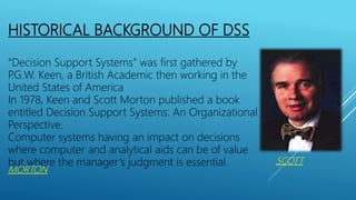 DSS and decision support system and its types | PPTX | Operating Systems | Computer Software and ...