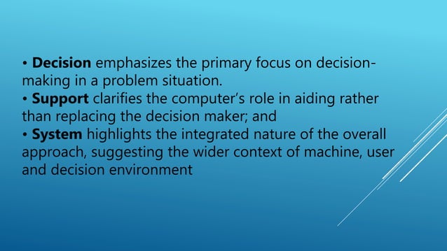 DSS and decision support system and its types | PPTX | Operating ...