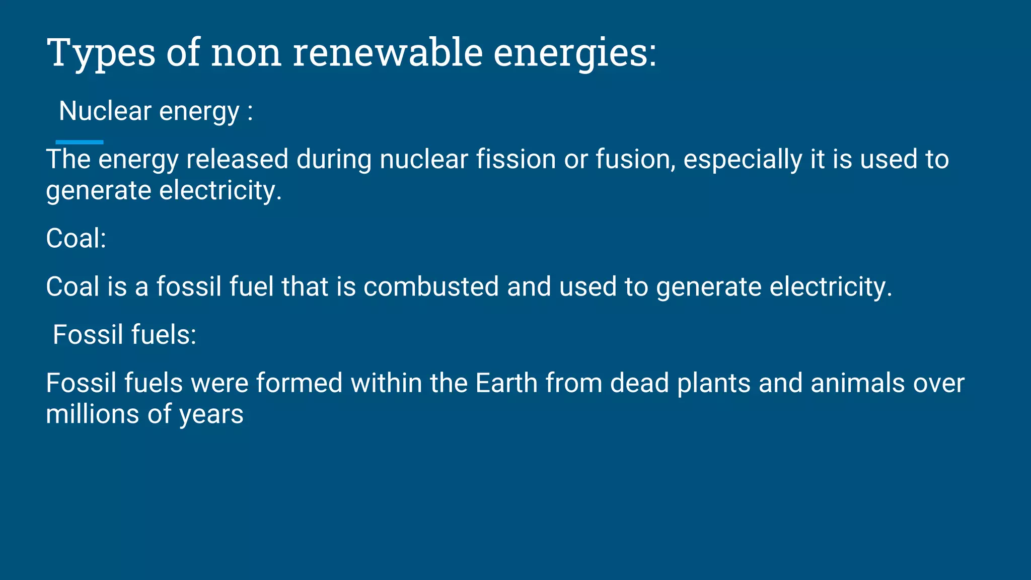 Renewable energy vs non renewable energy | PPTX