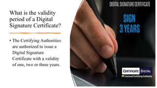 Digital Signature Certificate (DSC) | PPTX