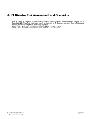 Business Continuity Detailed Plan Pdf