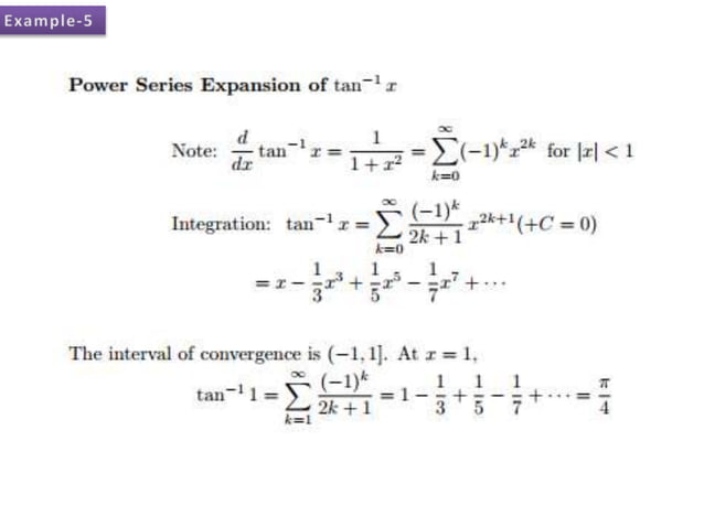 Power series & Radius of convergence | PPTX | Physics | Science