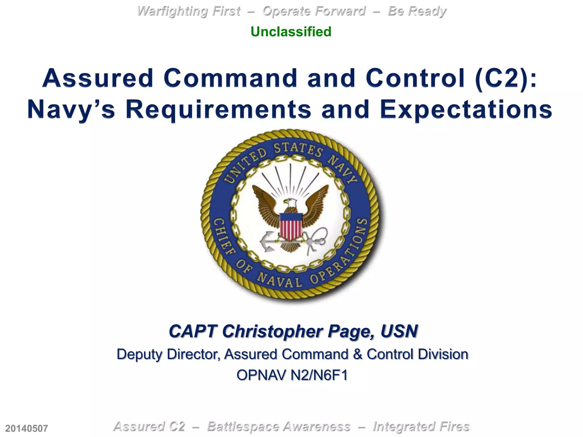 @AgileCLoud_ICH Presentation - 20140521 US Navy OPNAV - Capt ...