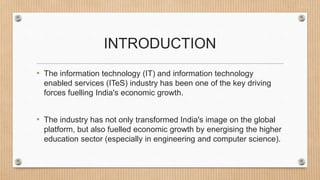 IT- An Sector of Indian Economy | PPTX