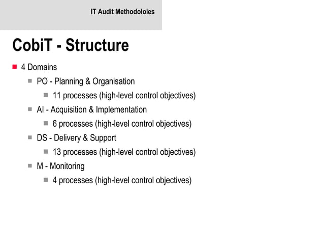 IT Audit methodologies | PPT
