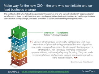 Become a Transformational CIO | PPTX