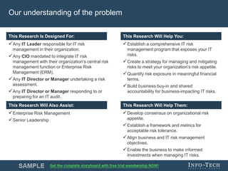 Build a Business-Driven IT Risk Management Program | PPT