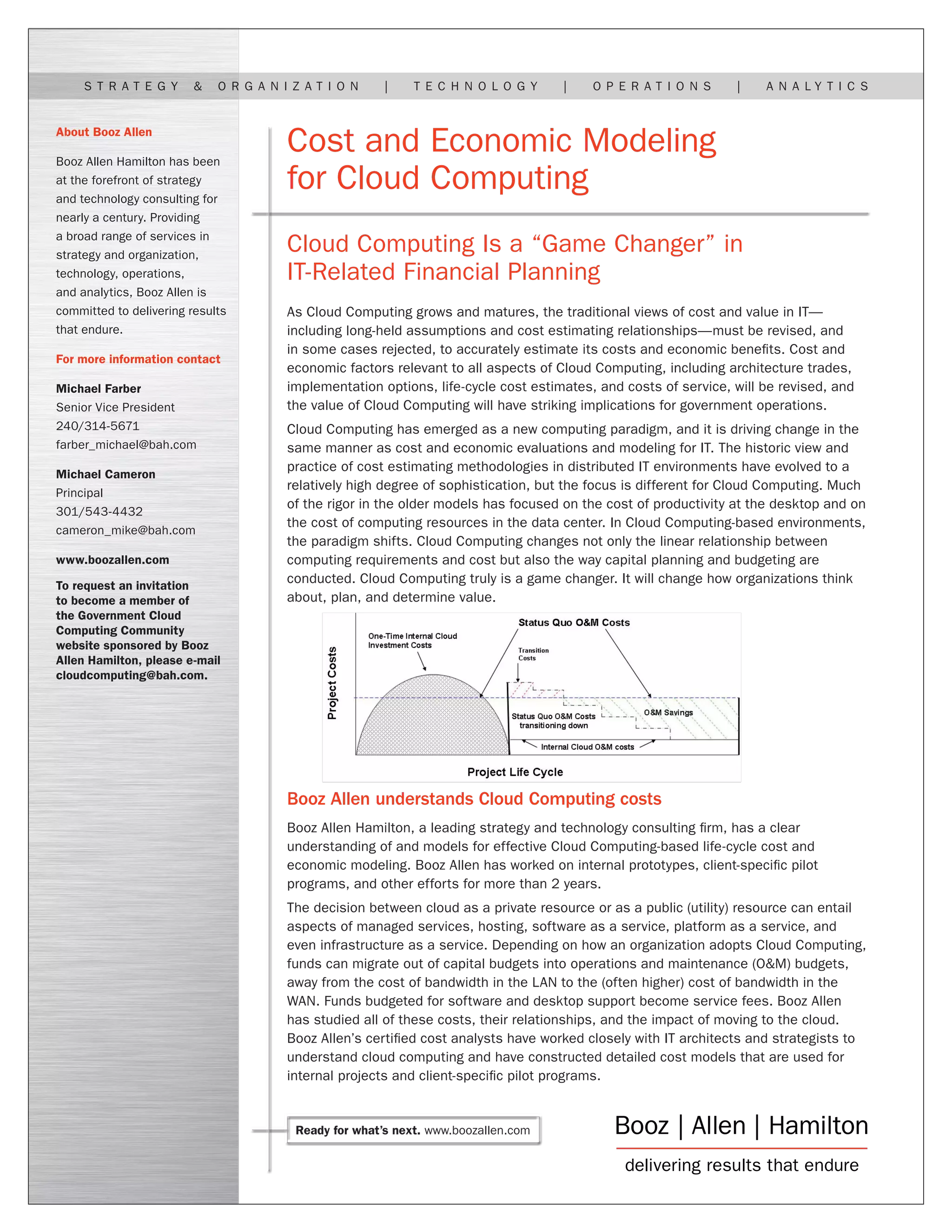 Cost and Economic Modeling for Cloud Computing | PDF
