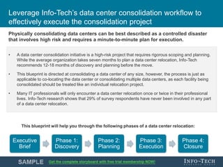 Craft an End-to-End Data Center Consolidation Strategy to Maximize Benefits | PPTX