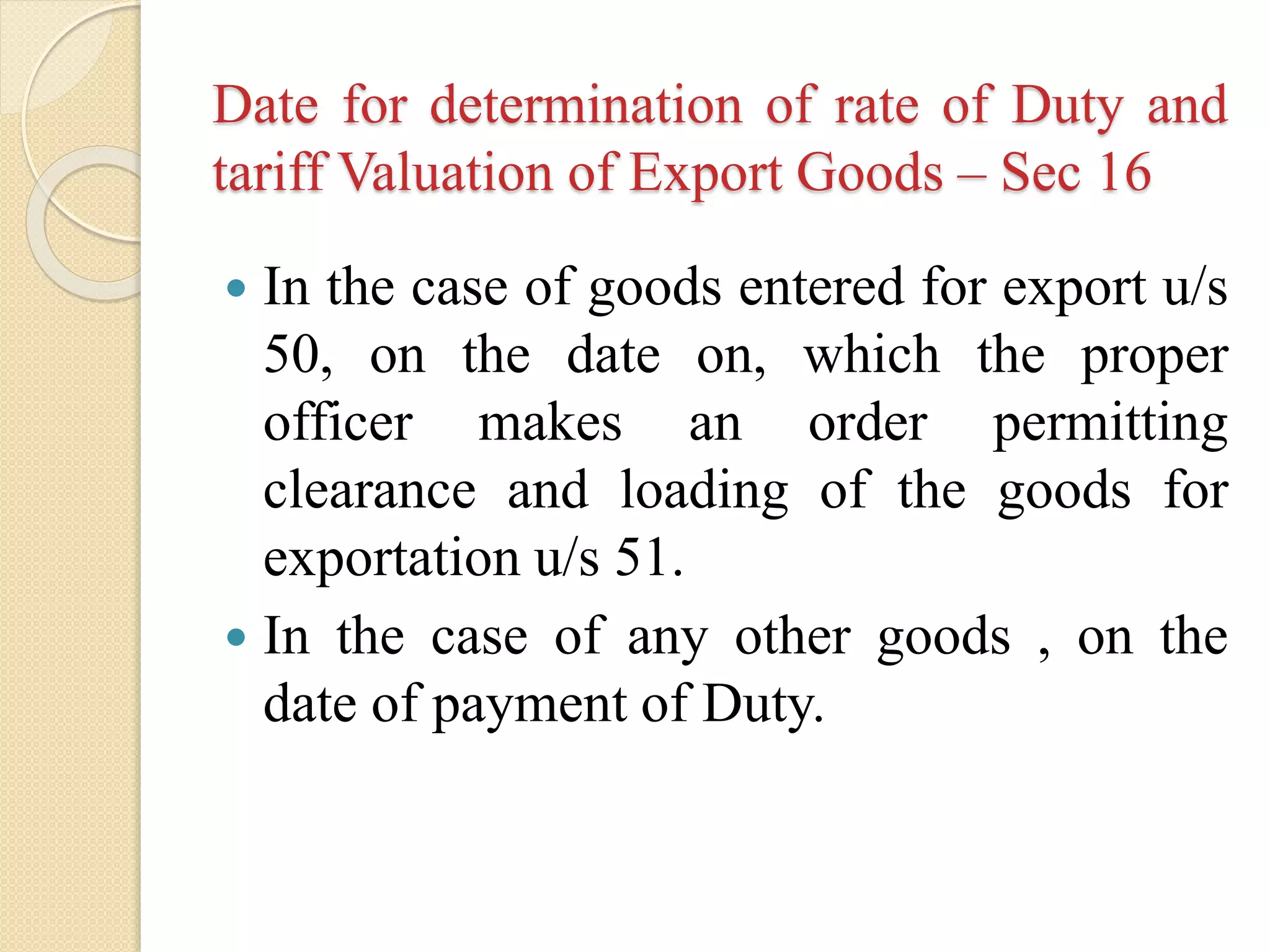Customs duty | PPTX