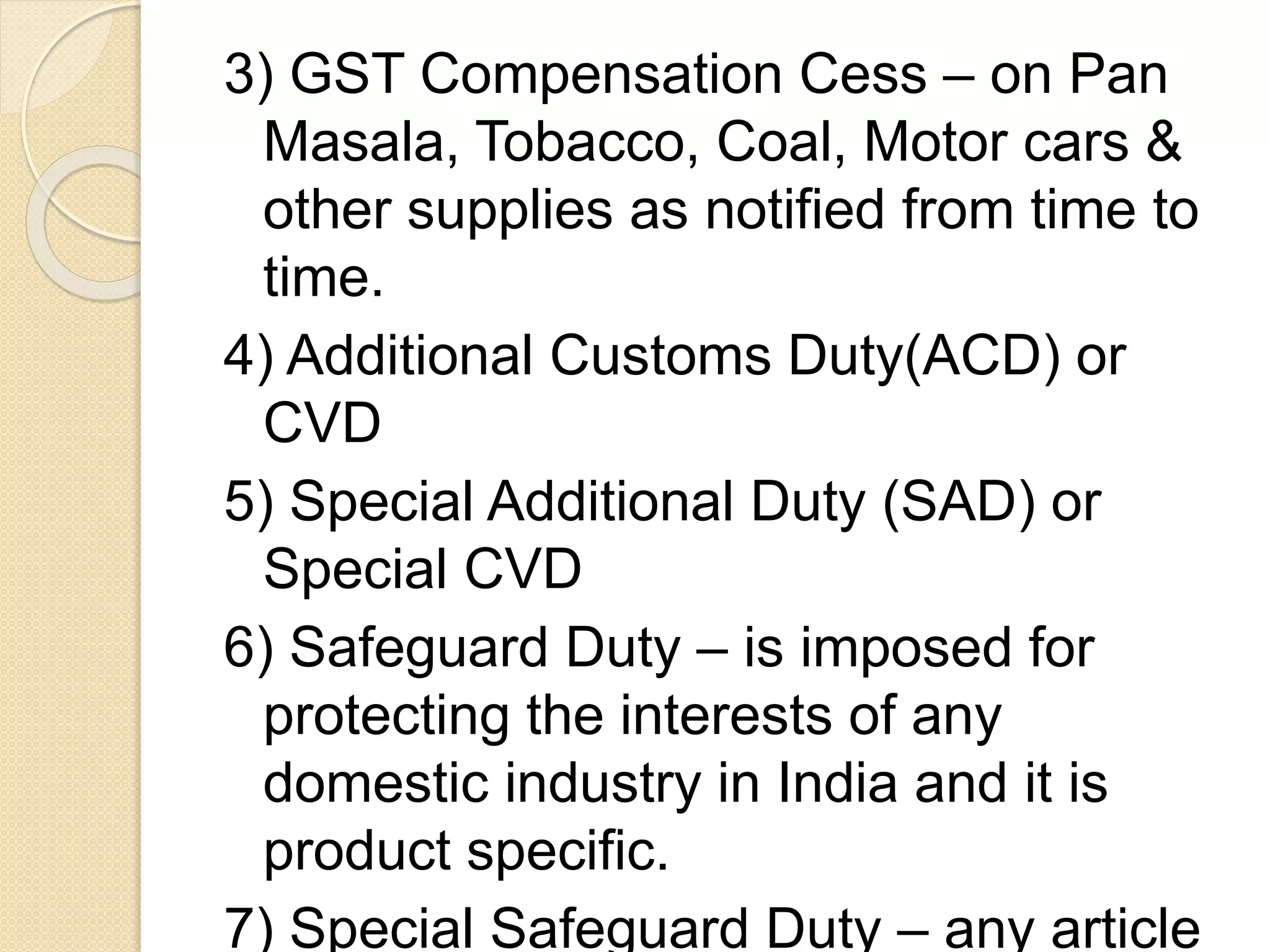 Customs duty | PPTX