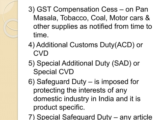 Customs duty | PPTX | Commodities | Economy