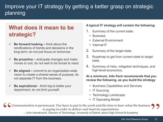 Define an IT Strategy and Roadmap | PPTX