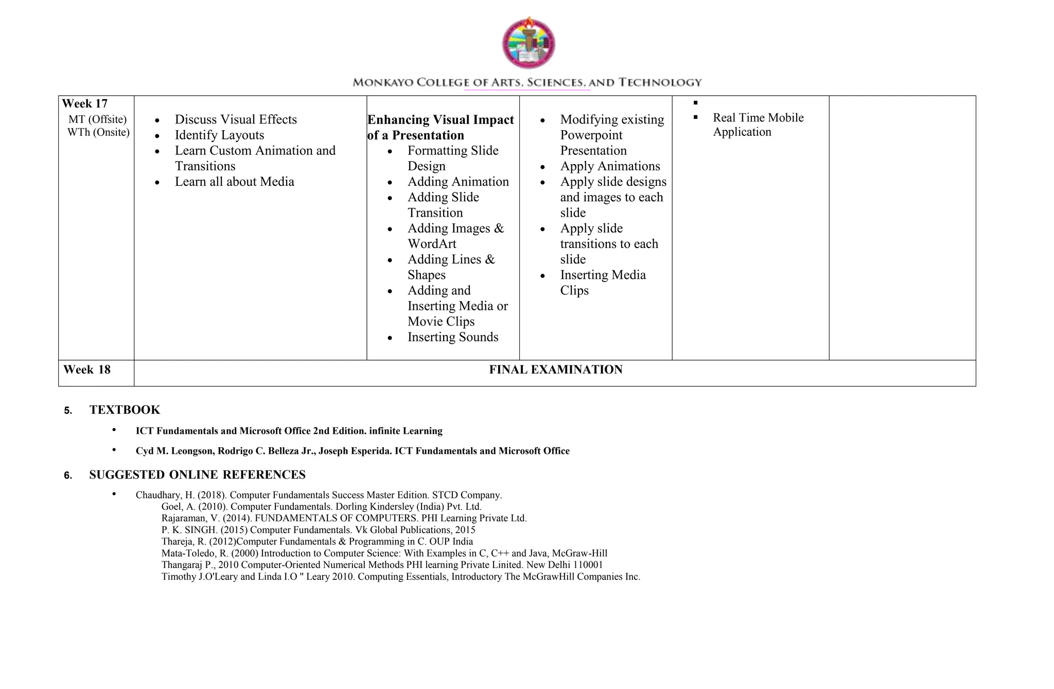 IT-era-Syllabus-dox-for-school-purposes- | DOCX | Educational ...