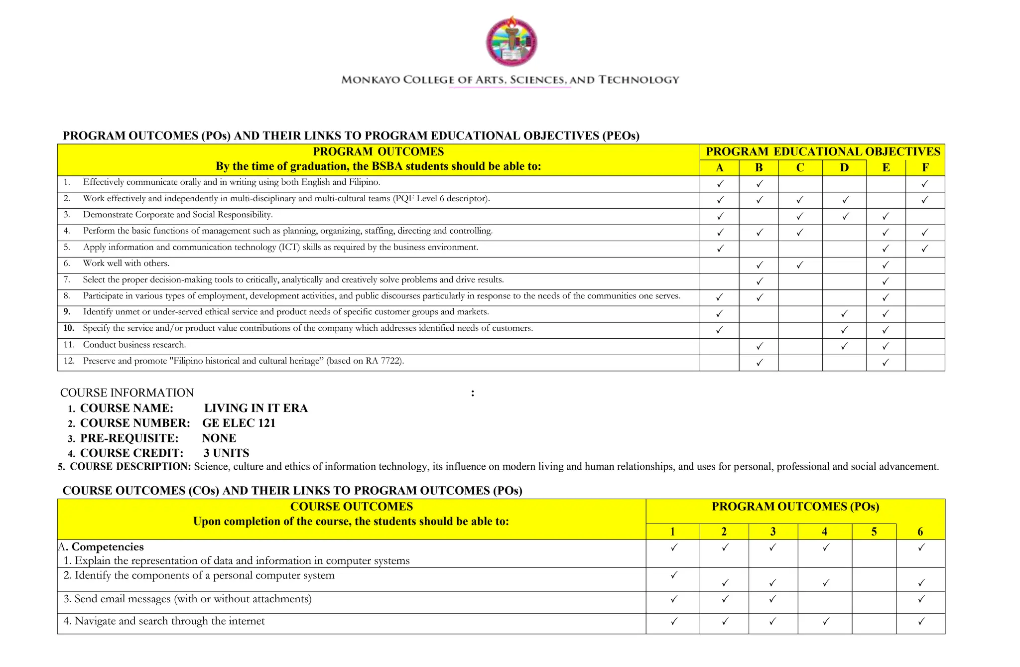 IT-era-Syllabus-dox-for-school-purposes- | DOCX | Educational ...