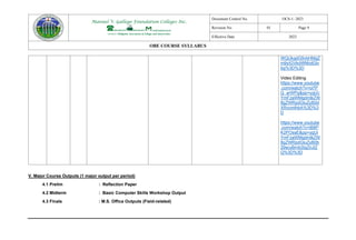 Living in the IT-ERA-Syllabus from MVGFCI | PDF