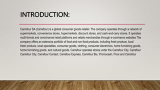Carrefour Introduction and History | PPTX | Retail Industry | Industries