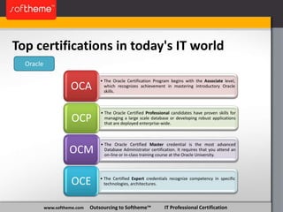 IT Professional Certification | PPTX | IT and Internet Support | Internet