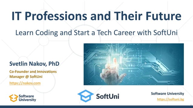 Learn Coding and Start a Tech Career with SoftUni | PPT