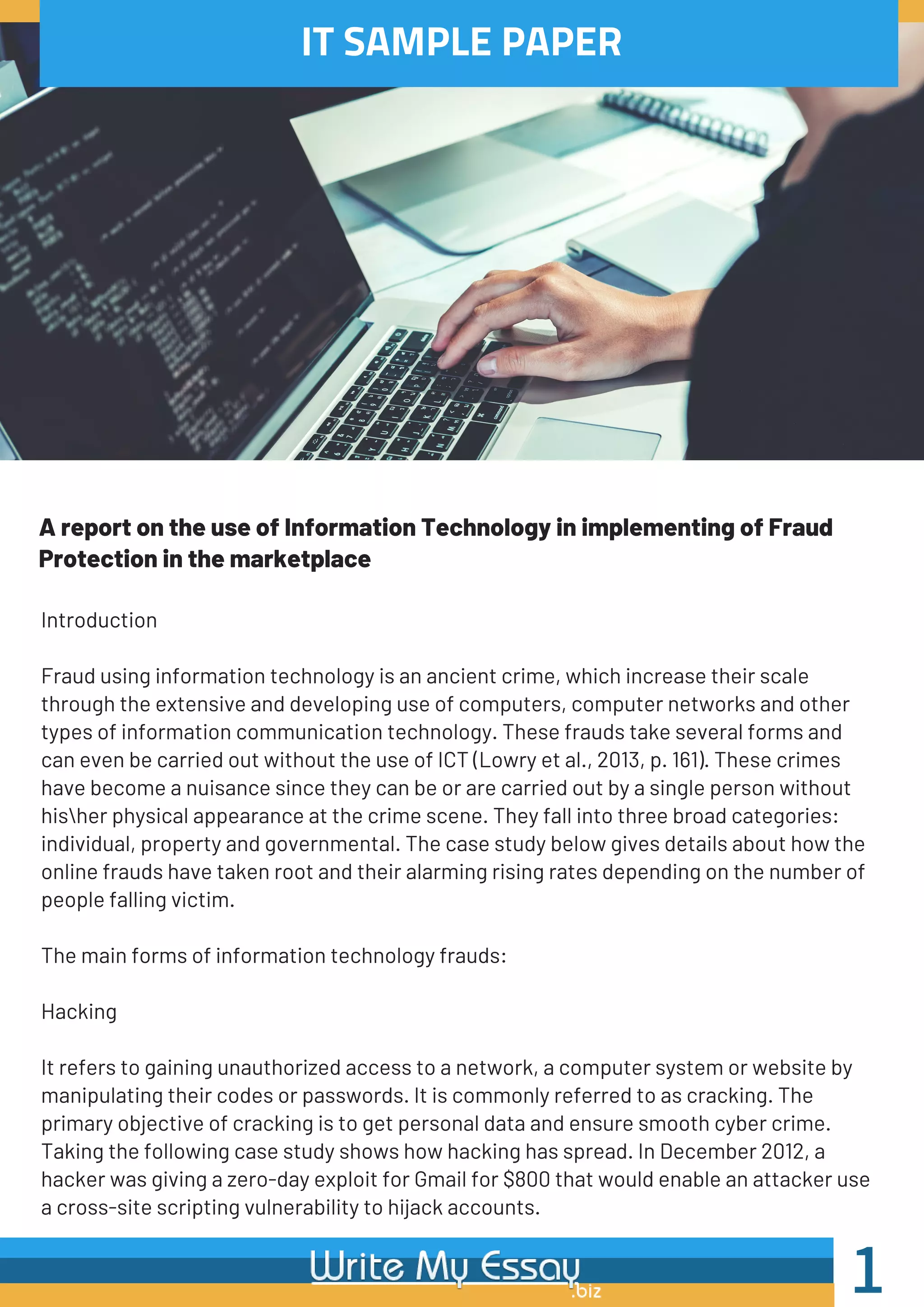 IT Sample Paper | PDF