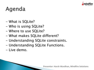 Getting Started with SQLite | PDF