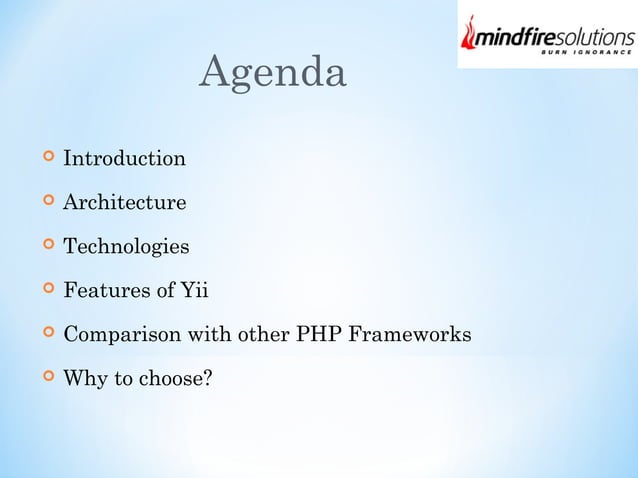 Introduction to YII framework | PPT | Web Development | Internet