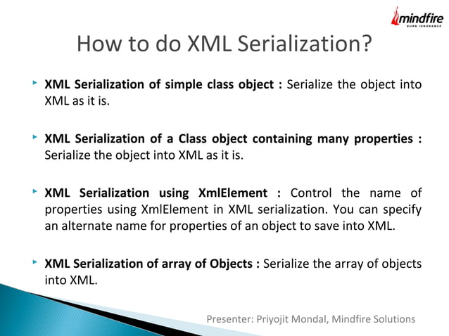 It seminar-xml serialization | PPT