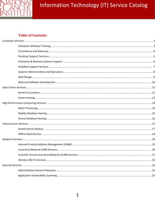 IT-Service-Catalog.pdf | Information Services Industry | Industries