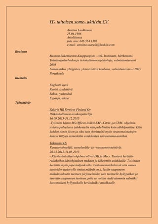 It- Skills with Some -Skills: this is my CV | PDF