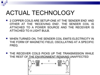 wireless enegy transfer | PPT