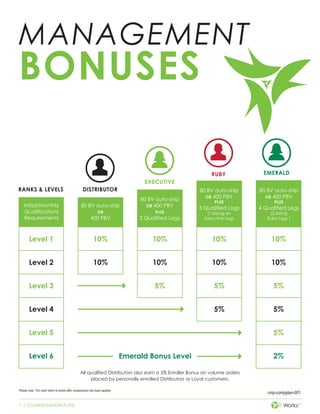 Itworks Global Compensation Plan