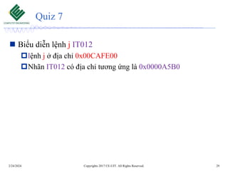 IT012_Chapter6 To chuc cau truc va may tinh II | PPTX
