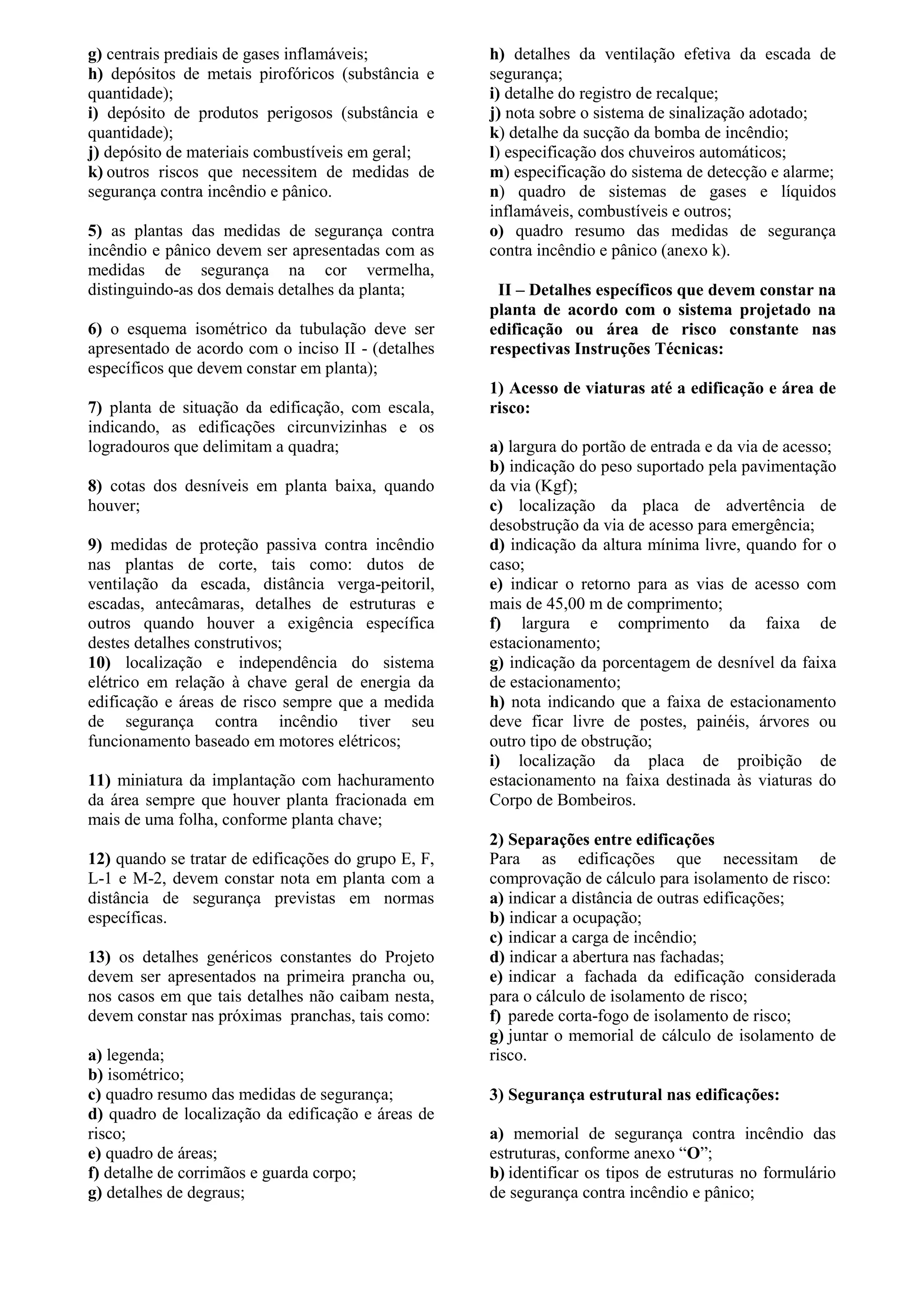 Instrução técnica bombeiros MG | PDF